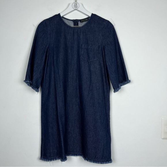 REVOLVE | Dresses | The Fifth Label Revolve Denim Fringe Edge Shift ...